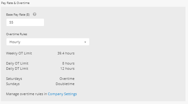 How To Setup Overtime Rules